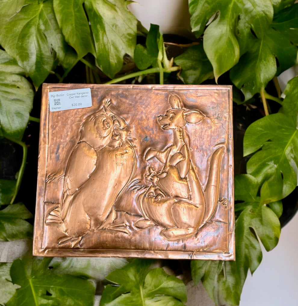 Copper Kangaroo Owl Wall decor – Big Antler